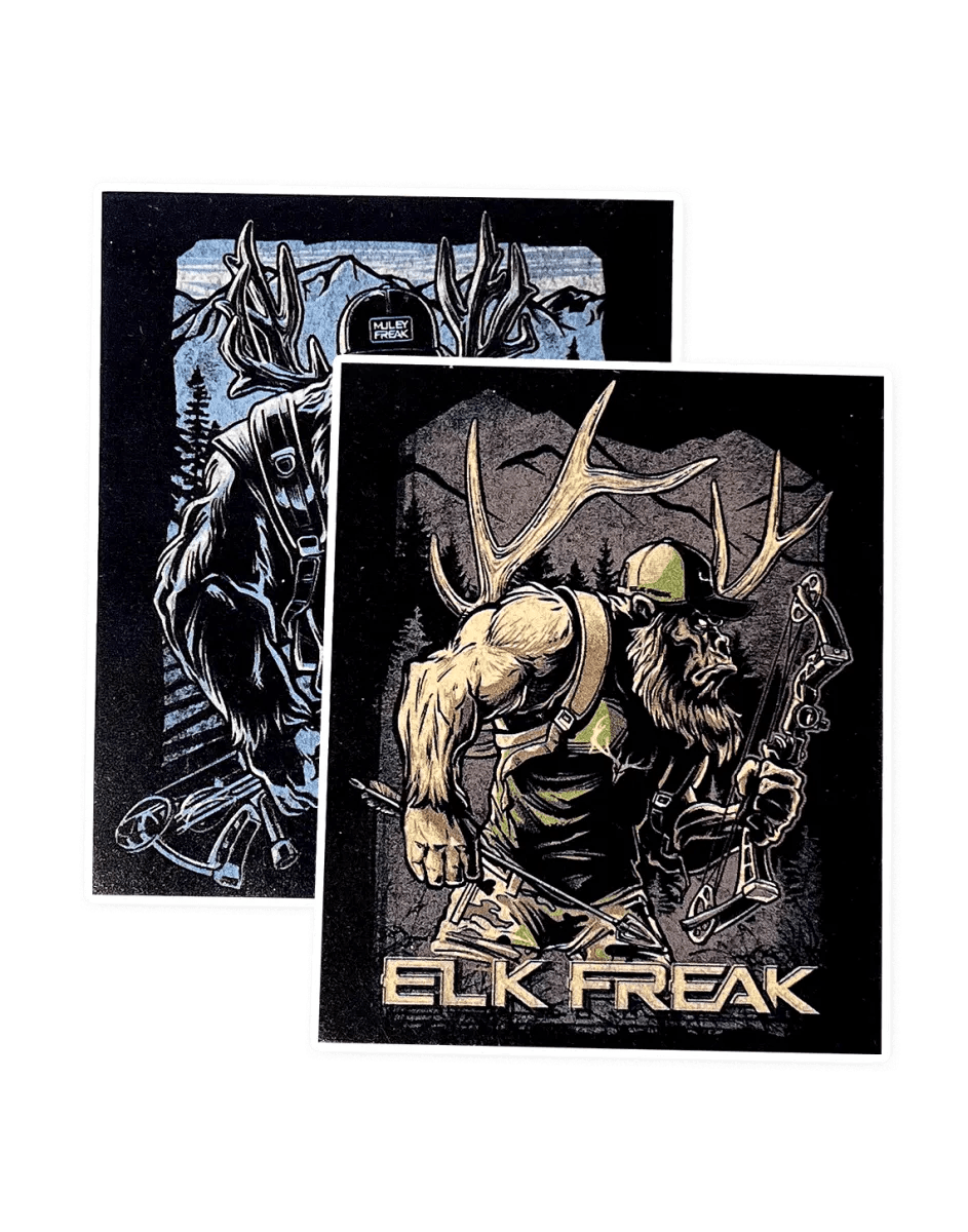 Sasquatch Stickers 2 pk - Muley Freak