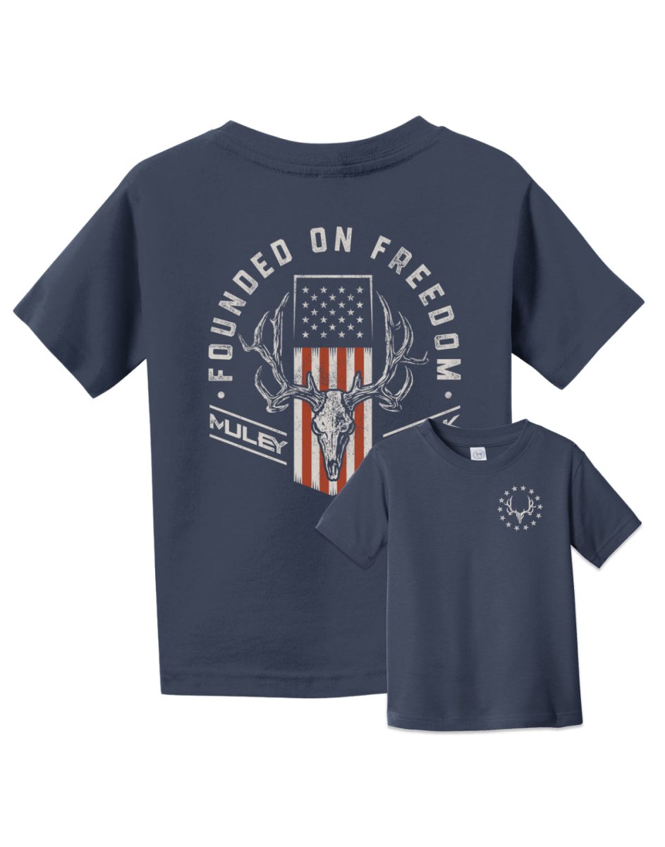 Toddler Founded on Freedom Tee - Muley Freak