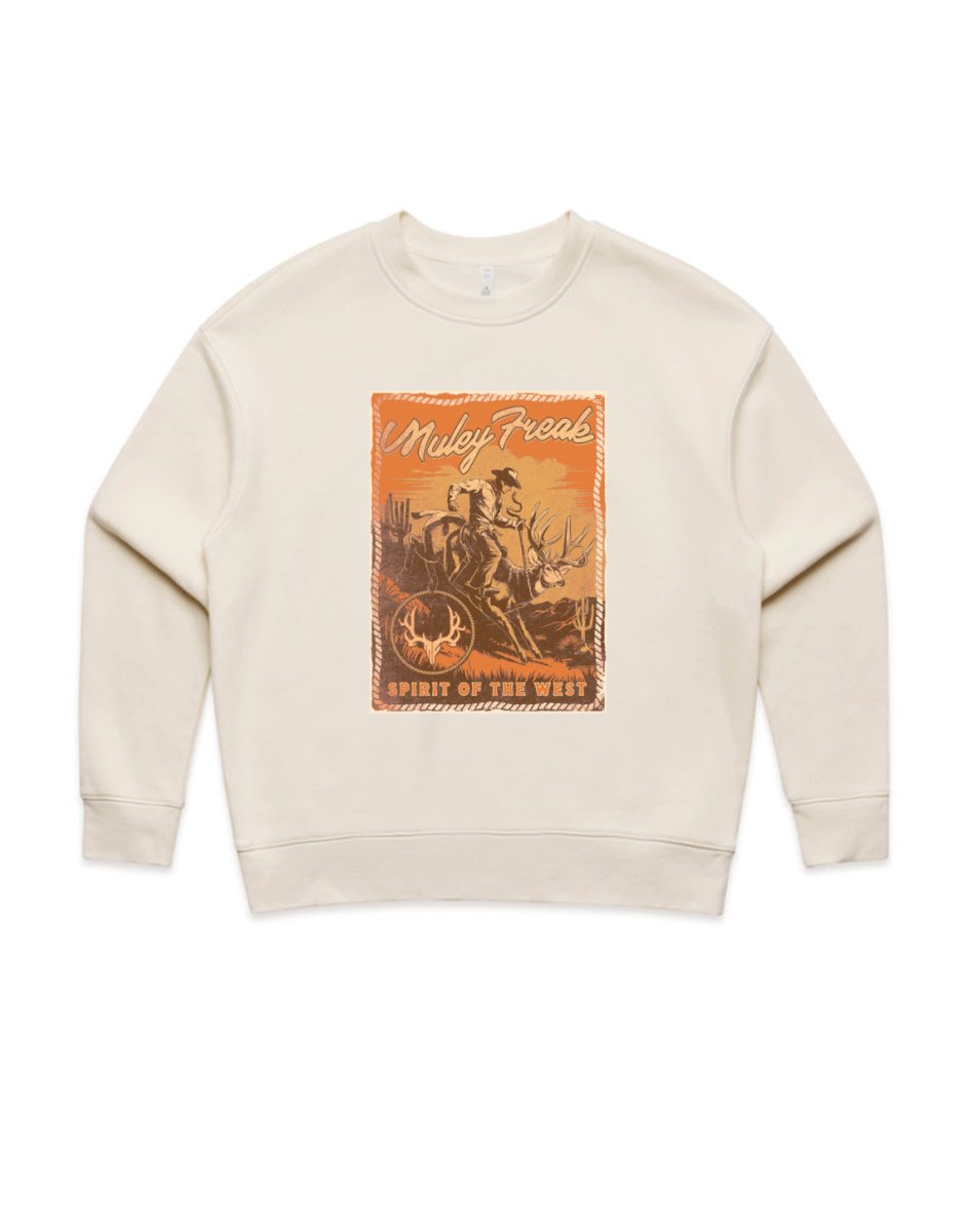 Women's Western Crew Neck - Muley Freak